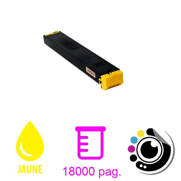 Toner Compatible Sharp MX51 Jaune (MX-51GTYA)
